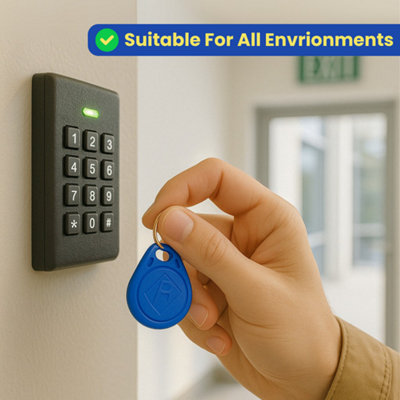 SecureMyDoor - 30x RFID Proximity Fobs in Blue - Token - Fob - Tag ...