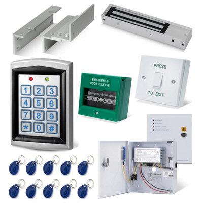 SecureMyDoor - Full Door Entry Kit - Security System with Electric ...