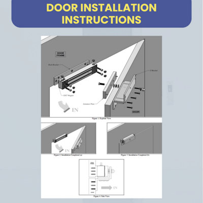 SecureMyDoor IP67 External Weatherproof Maglock with Z & L Fixing ...