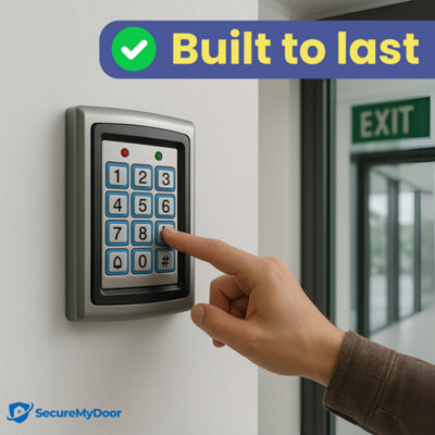 SecureMyDoor - Proximity Digital Keypad for Door Entry System - with ...