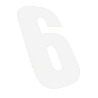Securit 6 Bin Number (Pack of 2) White (One Size)