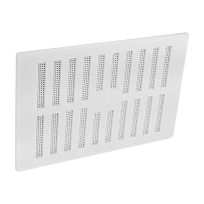 Securit Hit & Miss Plastic Air Vent White (229mm x 152mm)