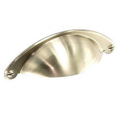 Securit Shell Drawer Pulls (Pack of 2) Antique Silver (64mm) | DIY at B&Q