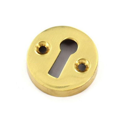 Securit Victorian Escutcheon Gold (35mm) | DIY at B&Q