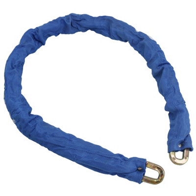 Security 1.2 metre x 10mm Bike Gate Caravan Locking Chain with Nylon ...