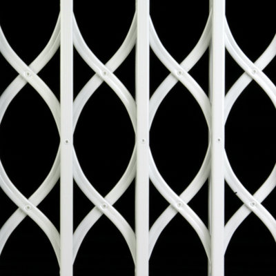 Security Direct High Security Retractable Window Grille White S Lattice ...
