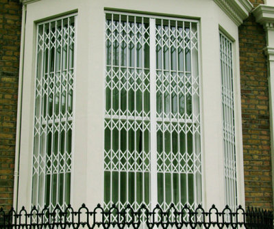 Security Direct Insurance Approved Retractable Window Grille X Lattice ...