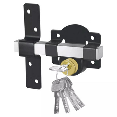 Security Garden Shed Gate Lock Long Throw Locking Double Locking 50mm