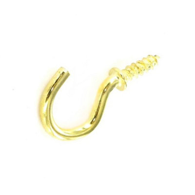Securpak Cup Hooks (Pack of 40) Gold (25mm) | DIY at B&Q