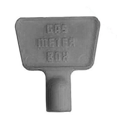 Securpak Plastic Meter Box Key Grey (One Size)