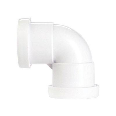 Securplumb Push Fit Pipe Bend White (40mm)