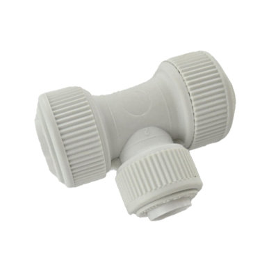 Securplumb Reducing Tee Connector White (22mm x 15mm)
