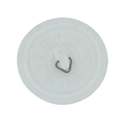 Securplumb Self Park Rubber Bath Plug Grey (One Size)
