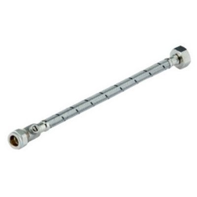 Securplumb Tap Connector (Pack of 2) Silver (300mm x 15mm x 0.5in ...