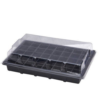 Seed Tray Propagator Kit, 40 Cells Windowsill Greenhouse & Garden, Seedling & Plugs Starter ...
