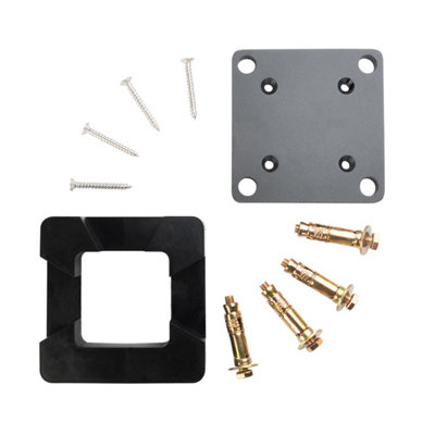 Select Composite 1.2m / 4ft Fence Panel & Corner Post - 8 Light Grey Flat Composite Boards