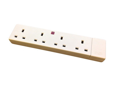 Selectric 8798S (GLS19413) Trailing Socket 4 Gang