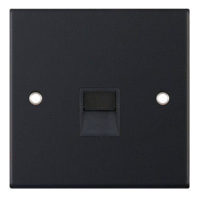 Selectric DSL11-39 5M Telephone Socket Extension/Secondary (Matt Black)