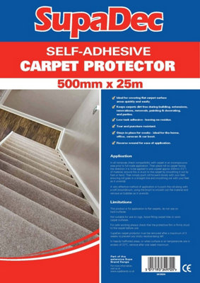 Self Adhesive Carpet Protector Film Home Caravan Decorating Floor ...