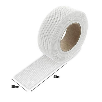 SELF ADHESIVE FIBERGLASS MESH TAPE FOR DRYWALL REPAIR JOINT ...