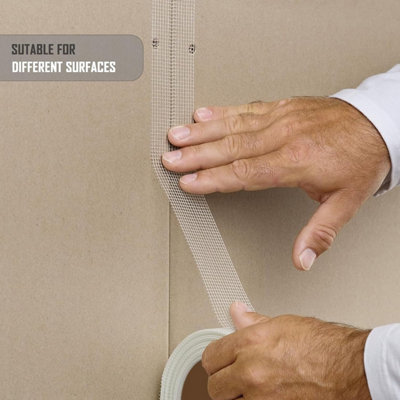 SELF ADHESIVE FIBERGLASS MESH TAPE FOR DRYWALL REPAIR JOINT ...