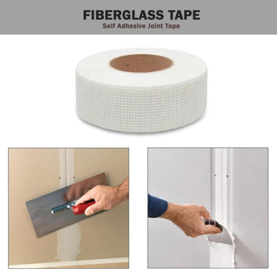 SELF ADHESIVE FIBERGLASS MESH TAPE FOR DRYWALL REPAIR JOINT ...