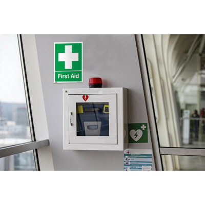 Self Adhesive First Aid Health and Safety Sign - 250 x 300mm Warning ...