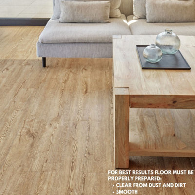 Self Adhesive Floor Planks - 36 Planks Per Pack Covering 53.8 ft² (5 m² ...