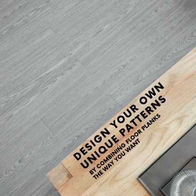 Self Adhesive Floor Planks - 36 Planks Per Pack Covering 53.8 ft² (5 m² ...