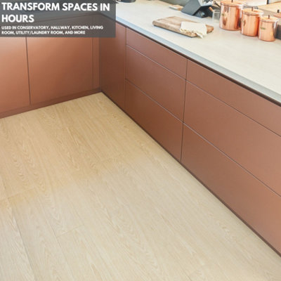 Self Adhesive Floor Planks - 36 Planks Per Pack Covering 53.8 ft² (5 m² ...