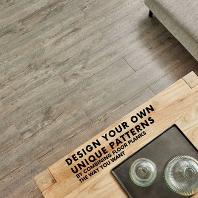 Self Adhesive Floor Planks - 36 Planks Per Pack Covering 53.8 ft²(5 m² ...