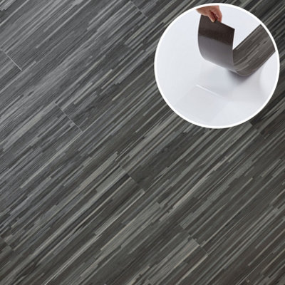 Self Adhesive Floor Planks - 7 pcs Pack Covers 0.97m² Peel & Stick ...
