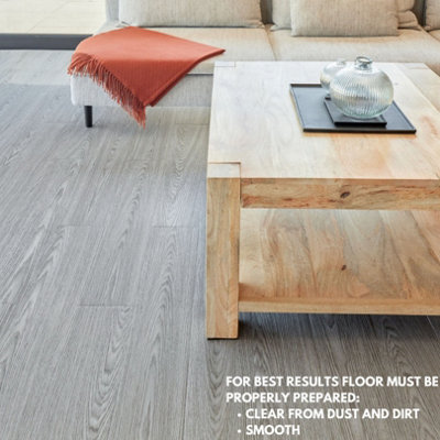 Self Adhesive Floor Planks - Pack of 7 Planks Covers 10.47 ft² (0.97m² ...