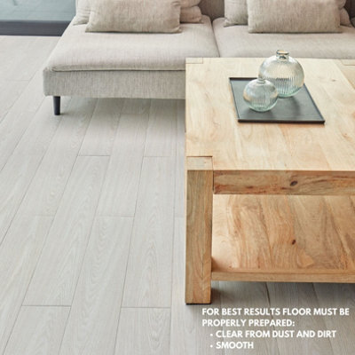 Self Adhesive Floor Planks - Pack of 7 Planks Covers 10.47 ft² (0.97m² ...