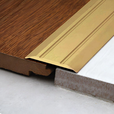 Self-Adhesive Grooved 25mm x 2.7m Euro Cover Strip for Vinyl Tile Door ...