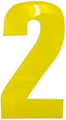 Self Adhesive Large Wheelie Bin Number Stickers Easy to Apply Vinyl ...