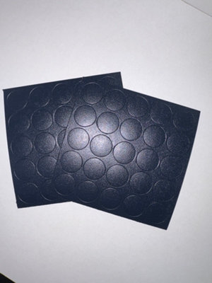 Self Adhesive Screw Hole Cap Covers - sheet of 50 INDIGO BLUE