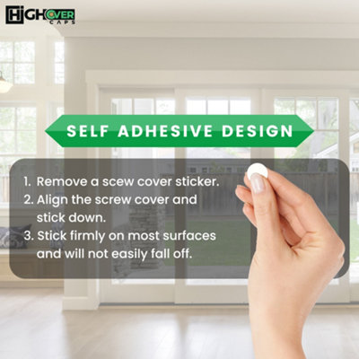 Self Adhesive Screw Hole Cover cap Oak Style, 700 Pieces 5 Sheets, 12mm ...