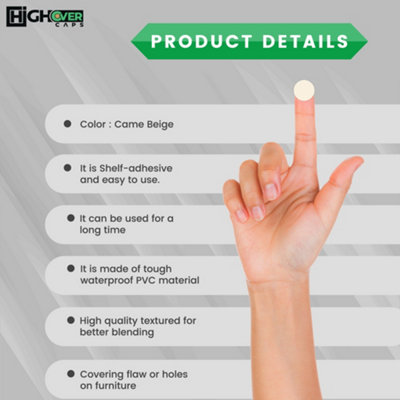 Self Adhesive Screw Hole Covers Cap, 700 Pieces/5 Sheets, 12mm ...