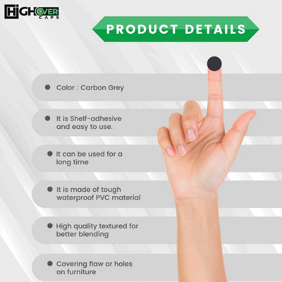 Self Adhesive Screw Hole Covers Cap, 700 Pieces/5 Sheets, 12mm ...