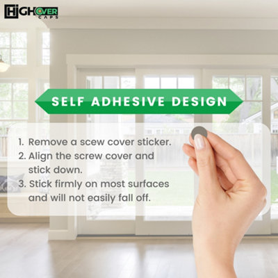 SELF ADHESIVE SCREW HOLE COVERS CAP, 700 PIECES/5 SHEETS, 12MM ...