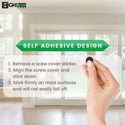 Self Adhesive Screw Hole Covers Cap, 700 Pieces/5 Sheets, 12mm ...