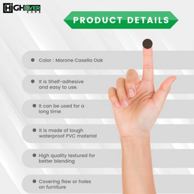 SELF ADHESIVE SCREW HOLE COVERS CAP, 700 PIECES/5 SHEETS, 12MM ...