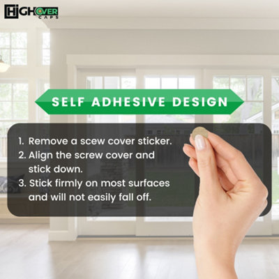 Self Adhesive Screw Hole Covers Cap, 700 Pieces/5 Sheets, 12mm ...