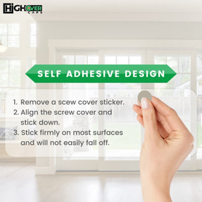 Self Adhesive Screw Hole Covers Cap, 700 Pieces/5 Sheets, 12mm ...