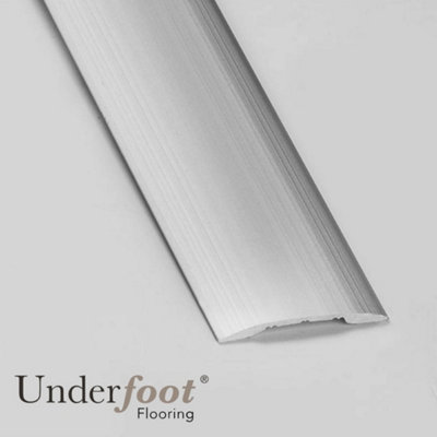 Self Adhesive Silver Aluminium Door Threshold Cover Strip 40mm x 0.9m