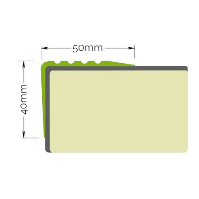 Self-adhesive stair anti slip nosing rubber angle step edge PVC RGP ...