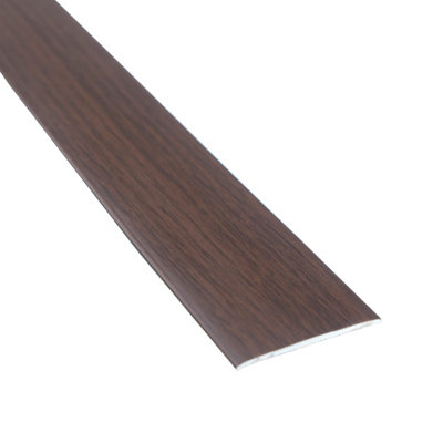 Self-adhesive wood effect aluminium door floor bar edge trim threshold ...