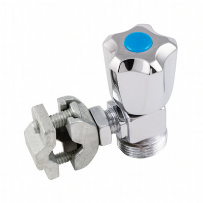 Self Bore Washing Machine Tap Chrome Plated with Integral Clamp Fitting ...