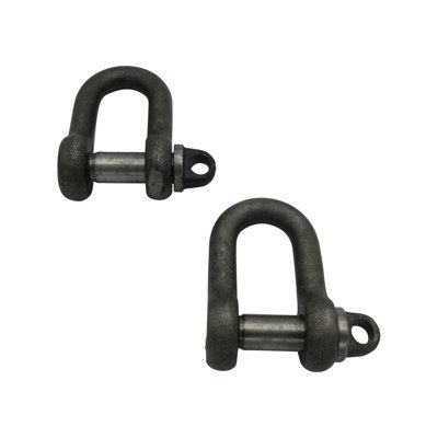 Self Colour Large Dee Shackles With Screw Pin 0.5 Ton X2 (500KG D High ...